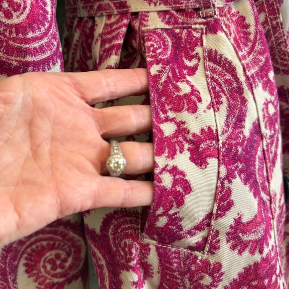 Merona | Jackets & Coats | Merona Vintage Y2k Pink And White Paisley ...